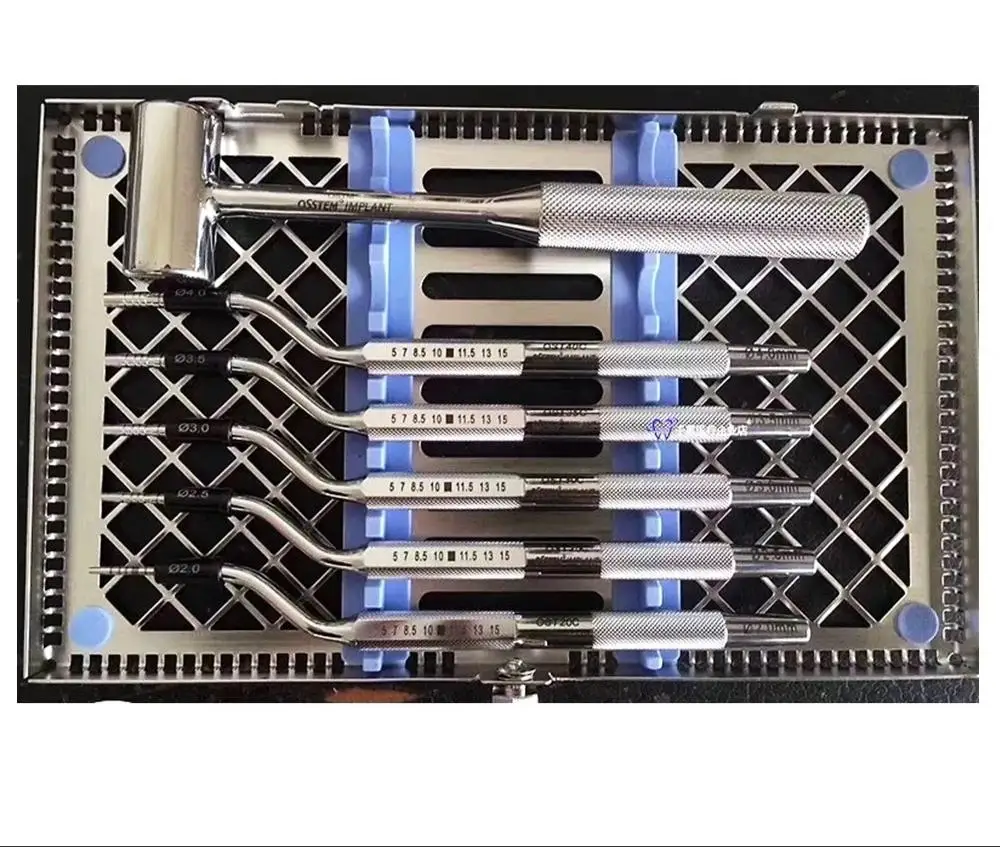 Osstem Implant Osteotome Kit Concave Dental Implant Titanium Maxillary ...