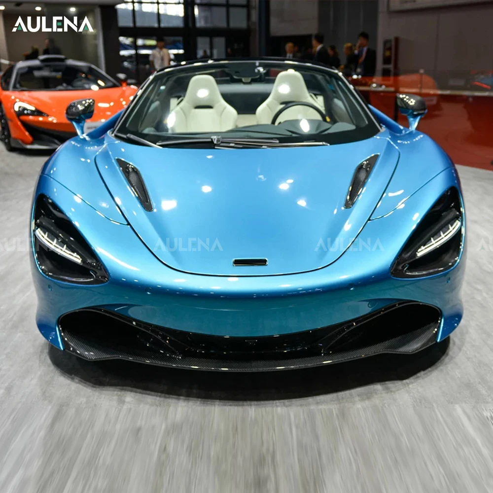 Aulena Oem Style Dry Carbon Front Splitter For Mclaren 720s Side Skirt ...