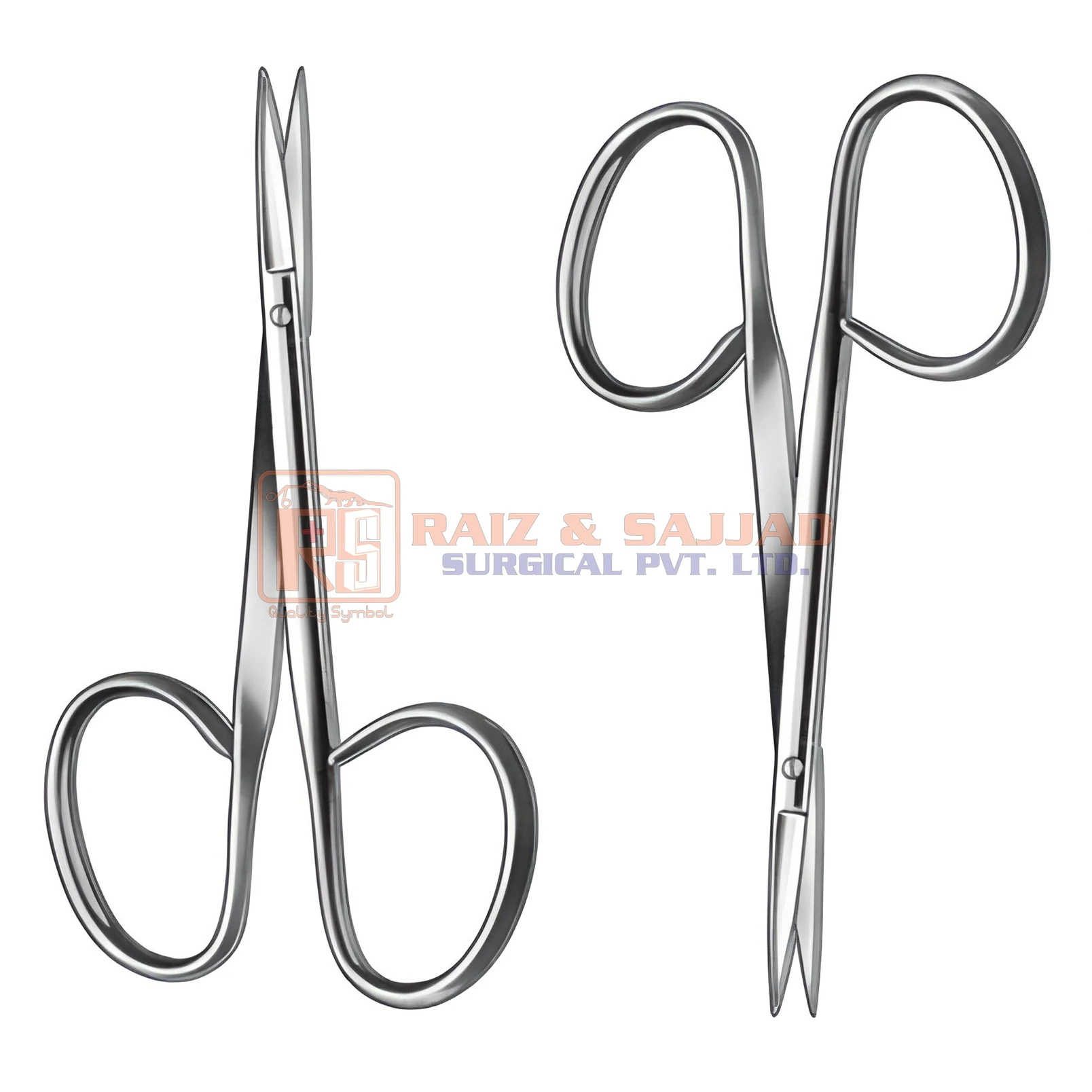 Top-notch Quality Ribbon Handle Straight Scissors Sharp Sharp ...