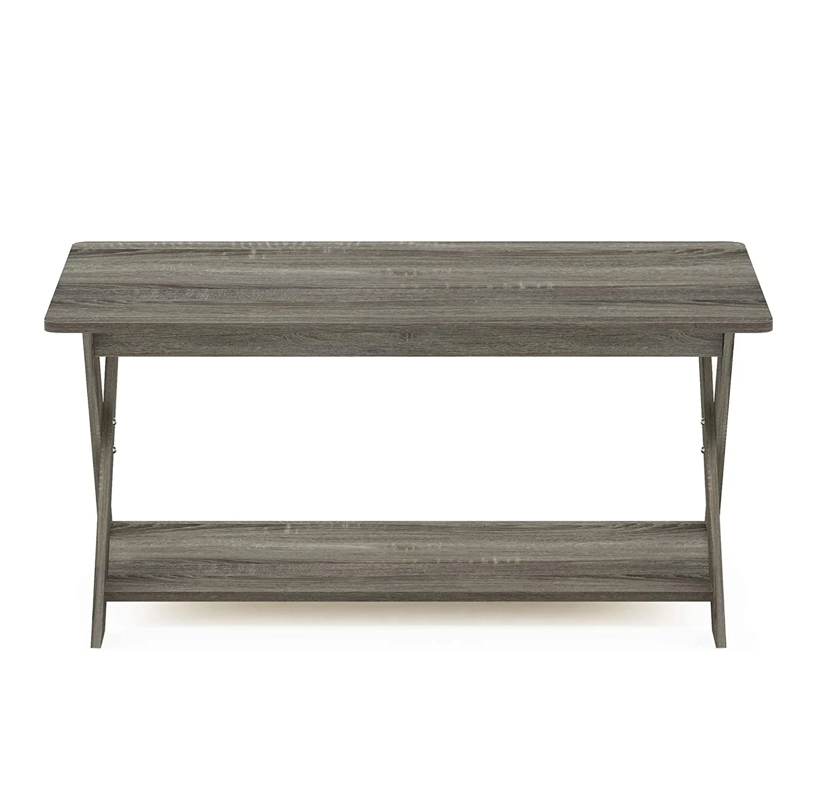 Modern Simplistic Criss-crossed Coffee Table 35.4 In X 19.6 In X 16 In ...