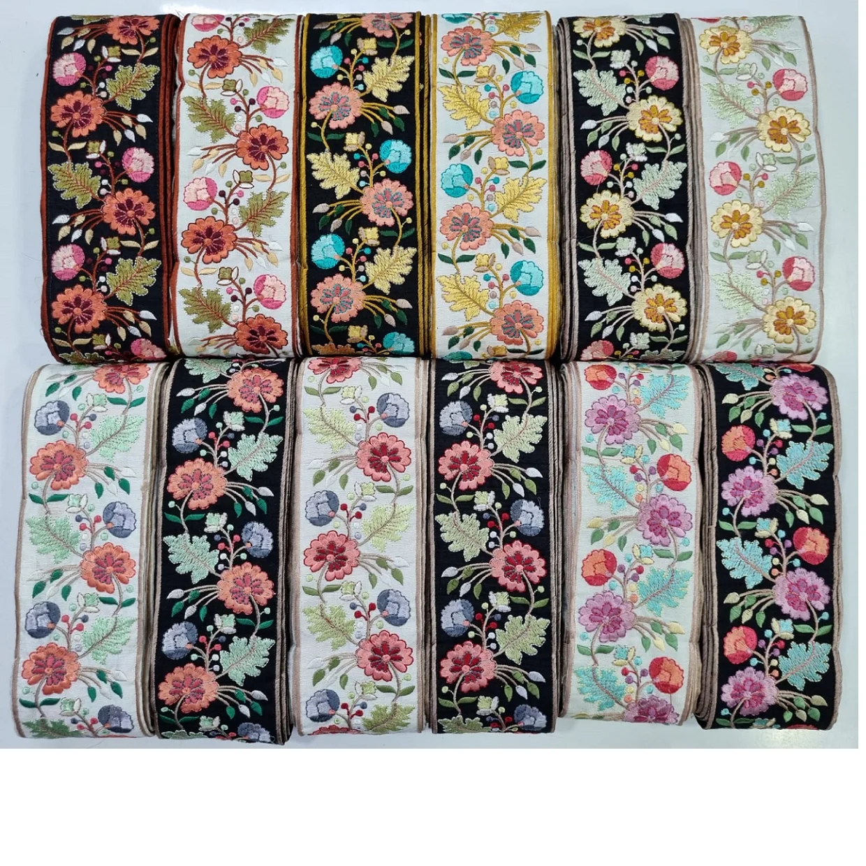 Custom Made Embroidered Ribbons Suitable for Use by Shoe and Footwear ...