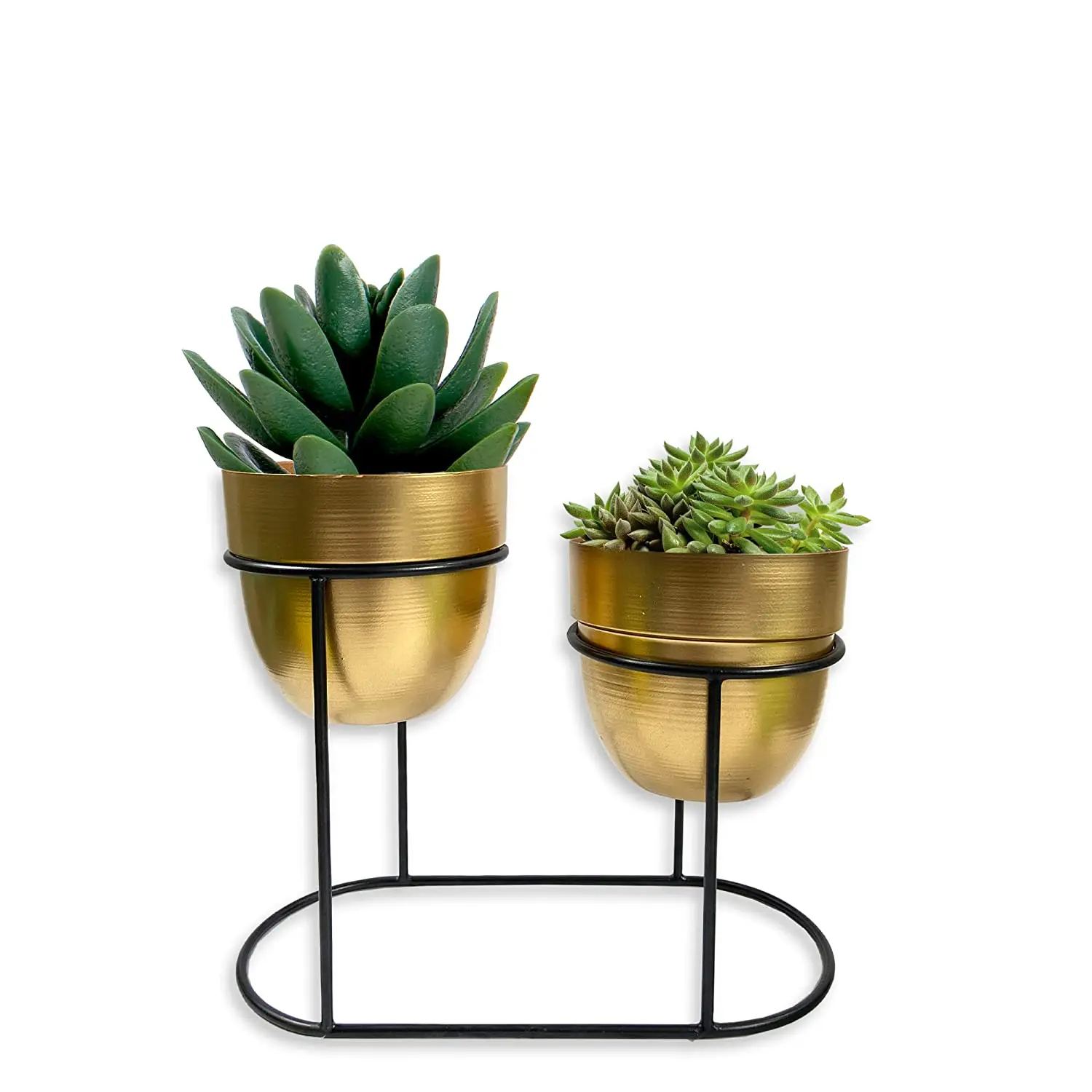 Meta Planter With Black Metal Wire Balance Base Stand Factory Supplies ...