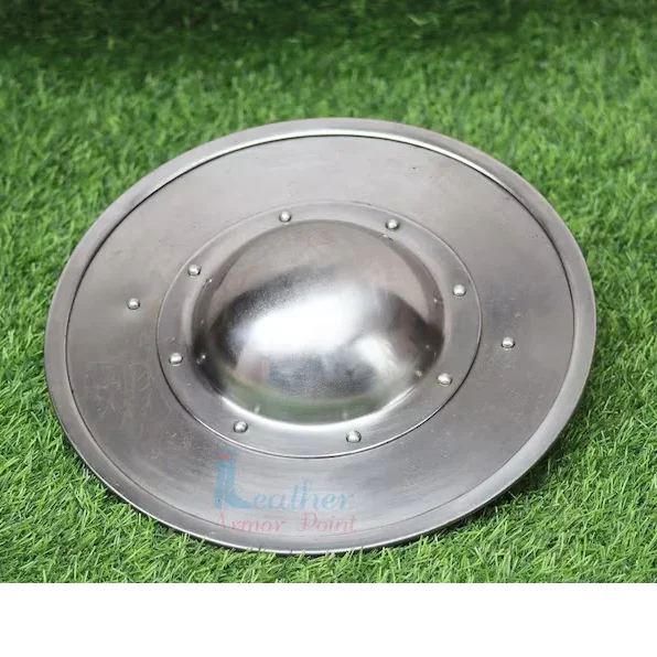 Medieval Buckler Shield Functional Re Enactment Mount Riveting 18 Gauge ...