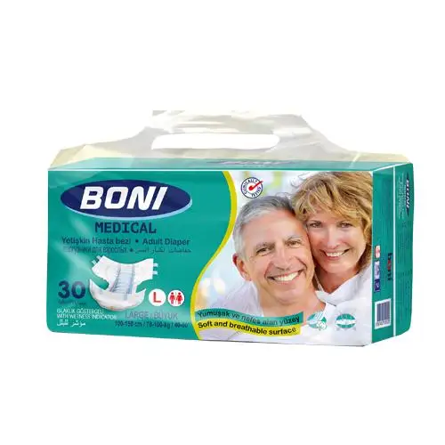 Boni Adult Diapers - High Quality, Leak Guard Protection