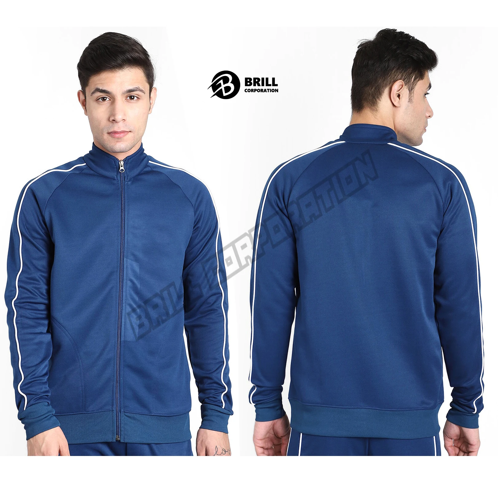 Track Jacket For Men | 100% Polyester Zipper Track Jacket For Adult ...