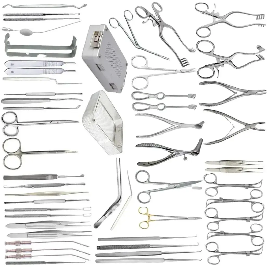 Ear Microsurgery Mastoidectomy Set German High Quality Ent Stainless ...