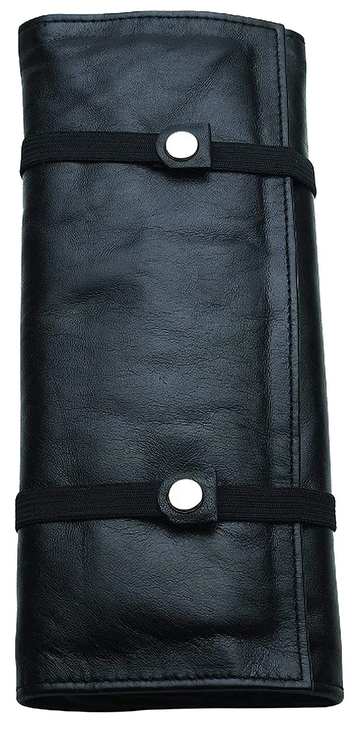 Salon Hairdressing Tools Roll up Case Pouch | Genuine Leather Hair ...