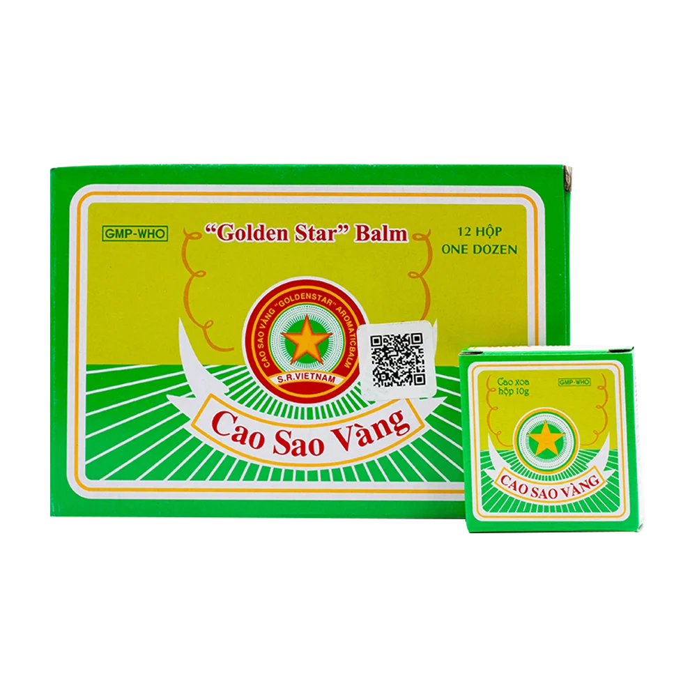 Vietnam Golden Star Balm Relieves Headache And Dizziness Refreshes ...