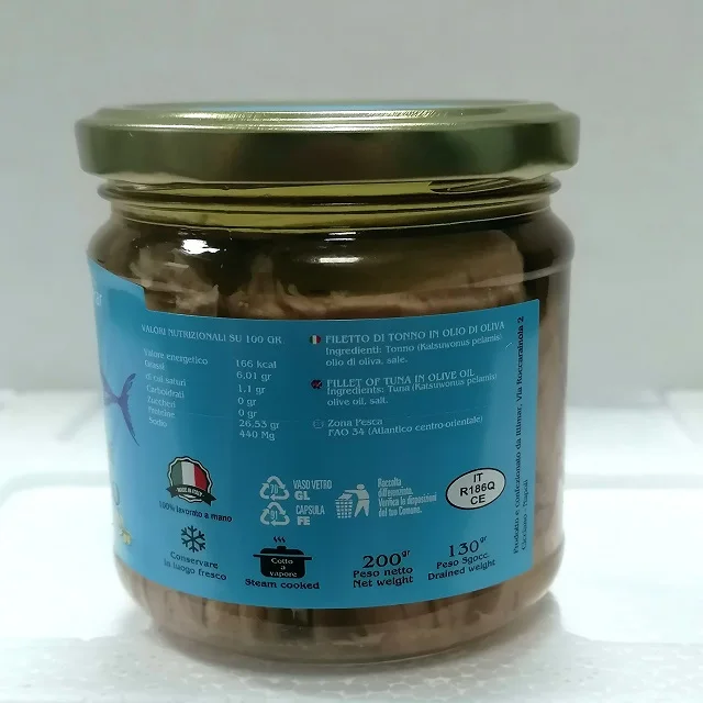 Best Sales 100% Tuna Fish Fillets 200g Canned Tuna in Olive Oil ...