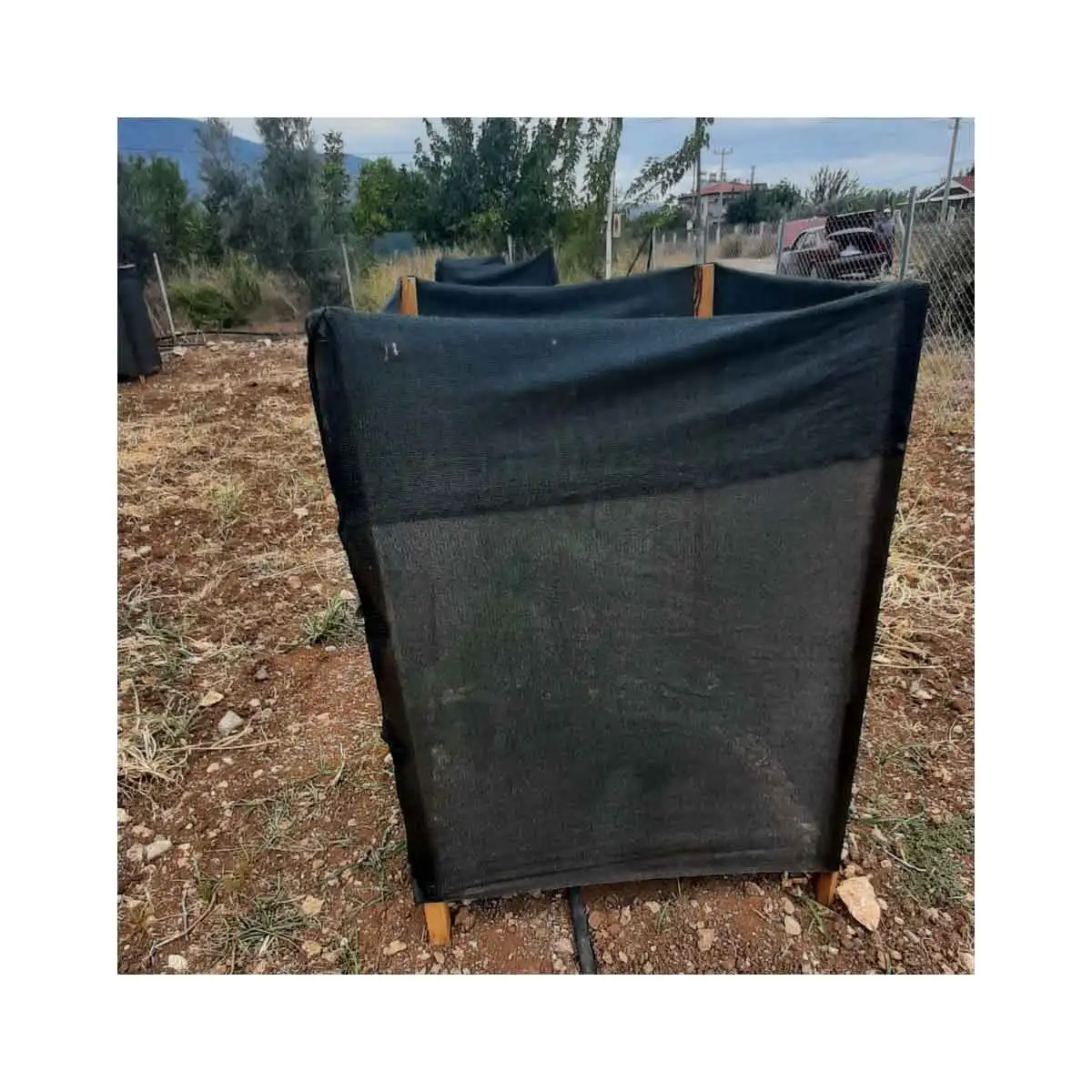 Black 75% Shading 65 Gsm Hdpe Tape Shading Net Durable Uv Protected ...