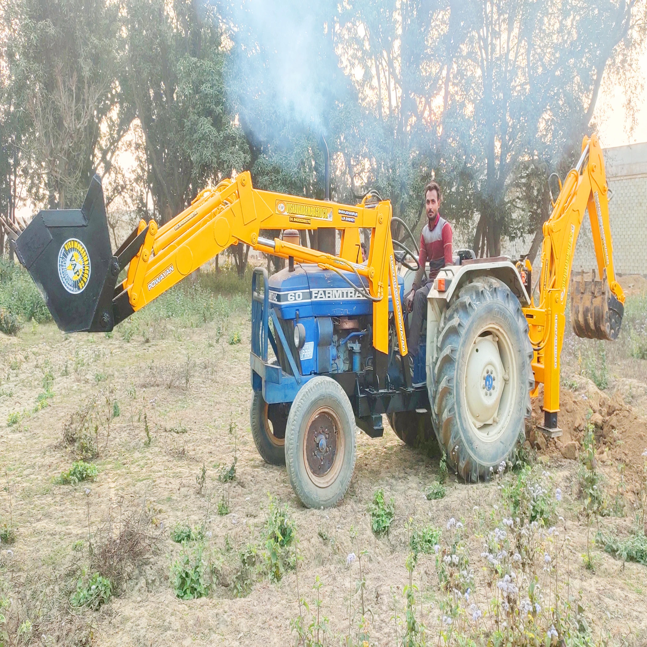 Backhoe Loader Tractor Attachment Without Tractor - Iot