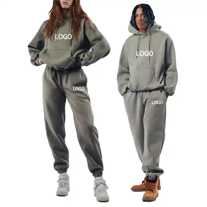 High Quality Tracksuit 2 Piece Sets Casual Hoodies + Pants Custom ...
