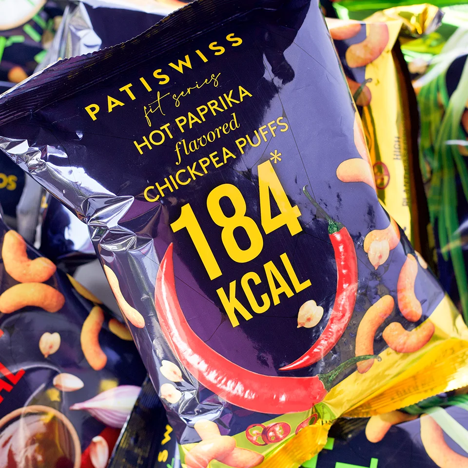 Patisiwiss - Hot Paprika Flavored Chickpea Puffs 50 Gr Hot Paprika ...