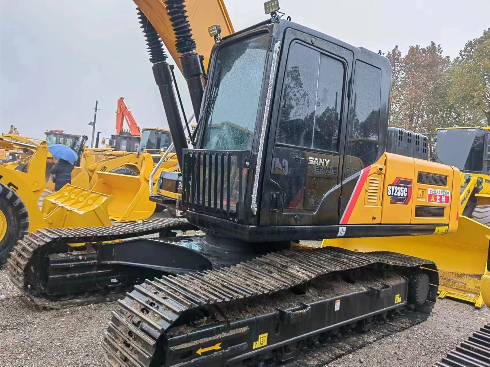 Used Safe And Reliable Hydraulic Excavator Sany Sy235c Crawler ...