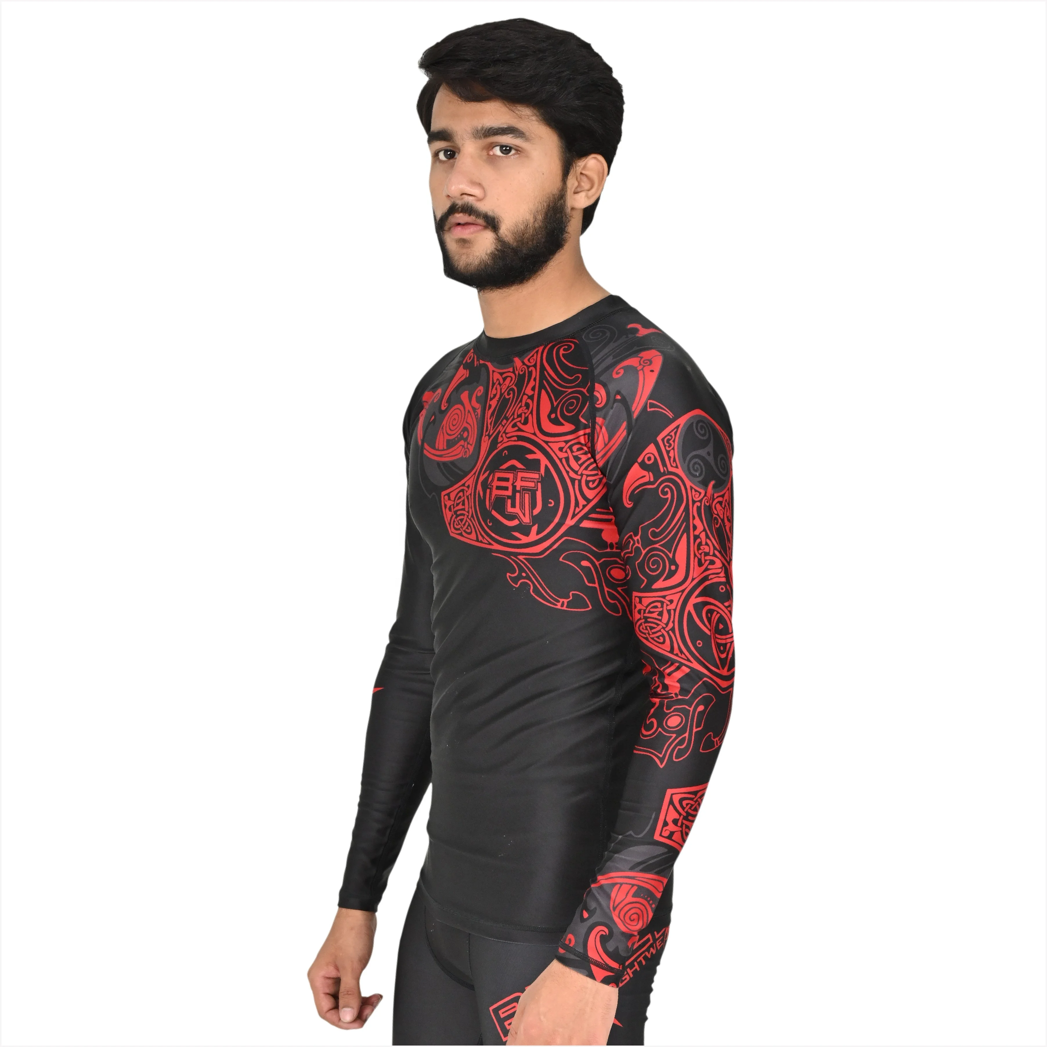 OEM Retail High Quality Men's T-Shirts Blue Long Sleeves Rash Guards ...