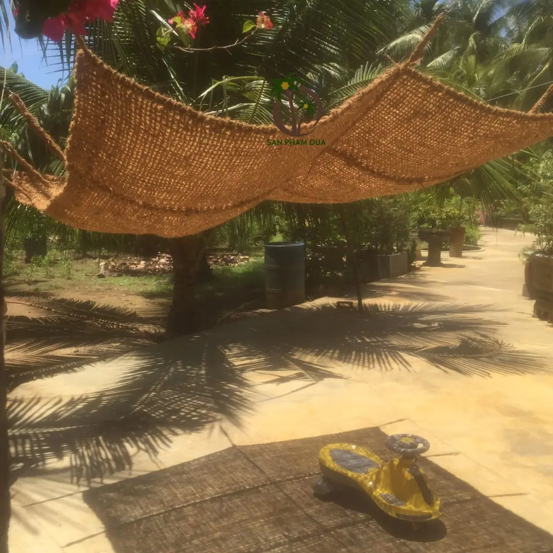 Coir Geotextile Coconut Fiber Mesh Coco Mat Roll Eco Friendly Hand ...