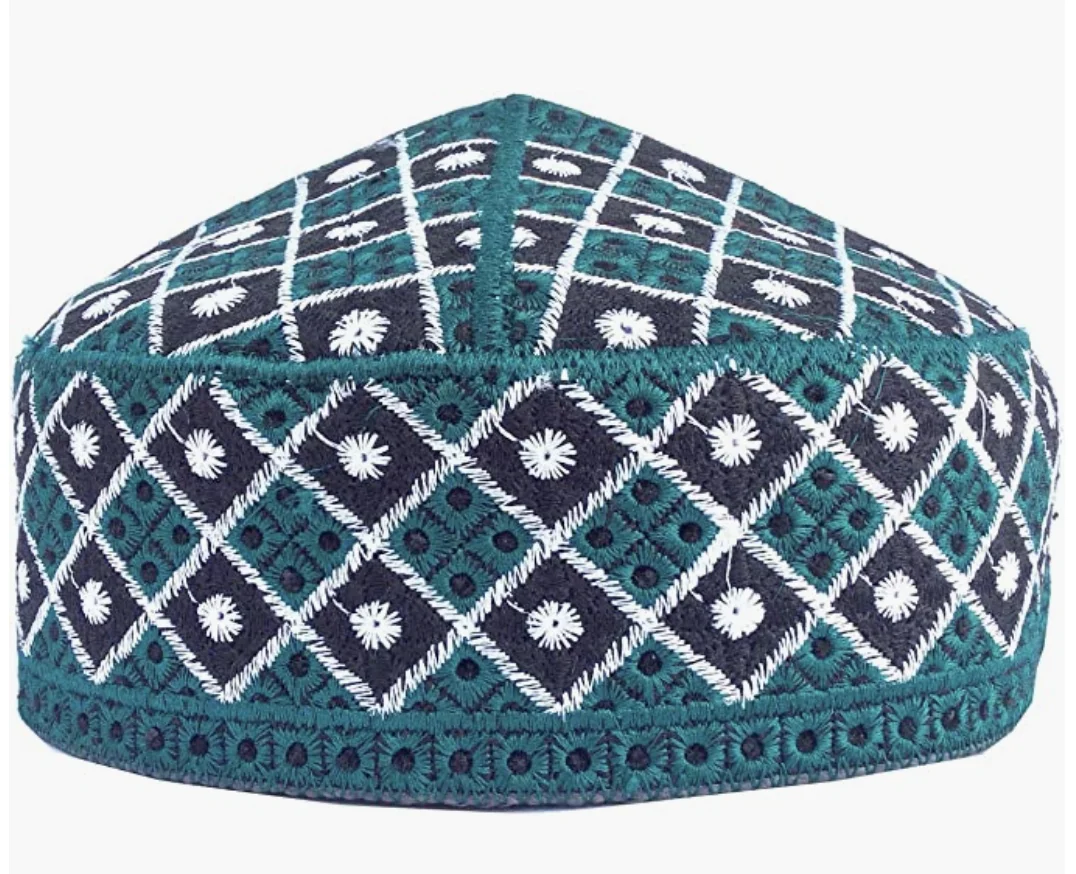 ISLAMIC Kufi Men's Unisex Skull Embroidered Cap - All Seasons