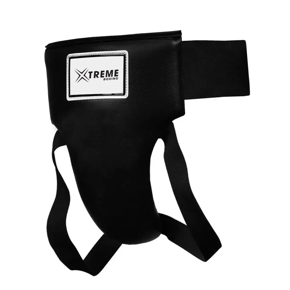 Sports Groin Leather Guard Boxing Extra Deep Fully Padded Cup Groin ...
