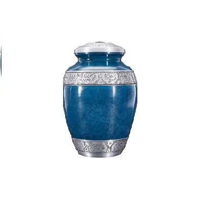 Classic Theme Keepsake Urns For Human Ashes Small Urns Blue Heart Color ...