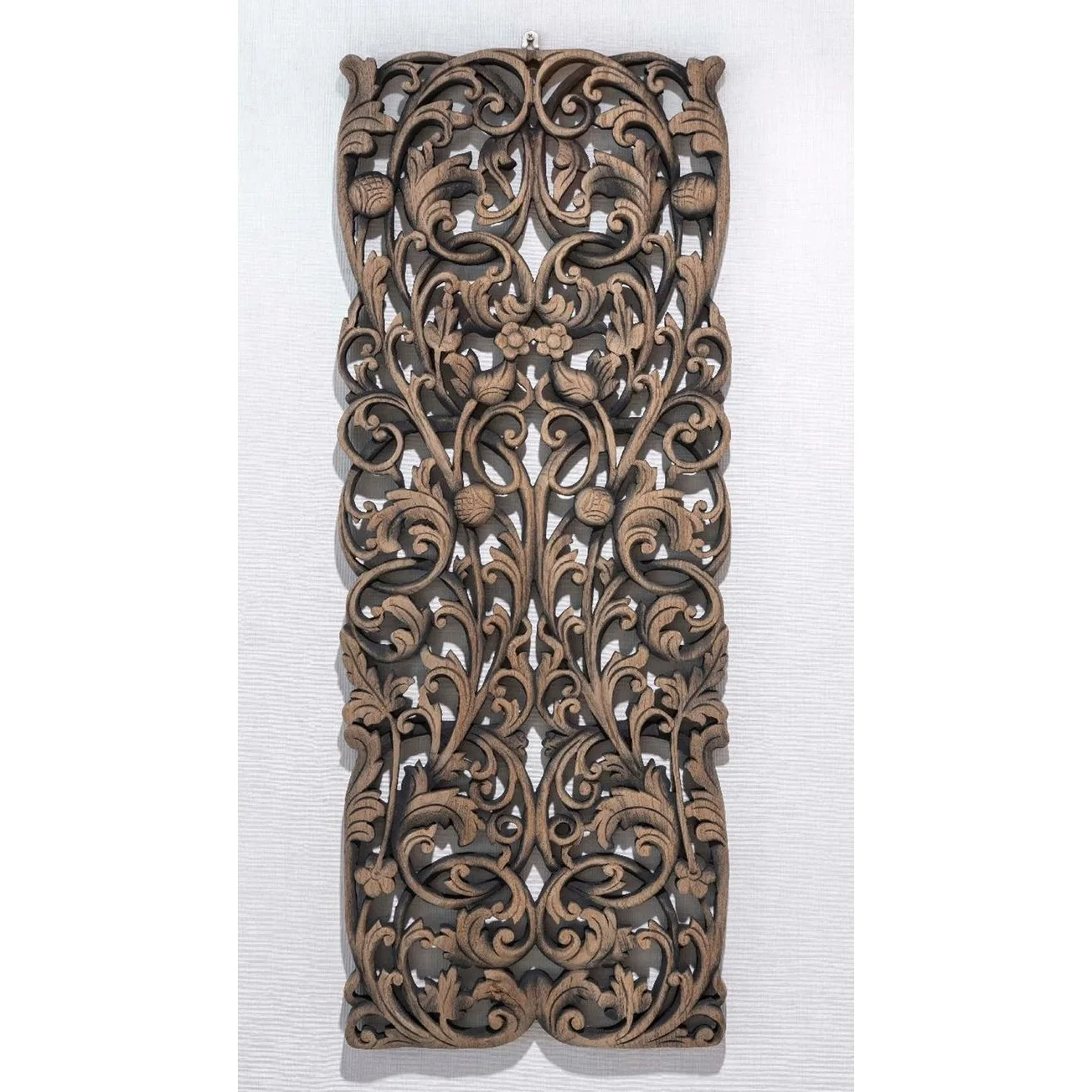 Customized Square Shaped Mdf Wall Panel Hand Carved Design Natural ...