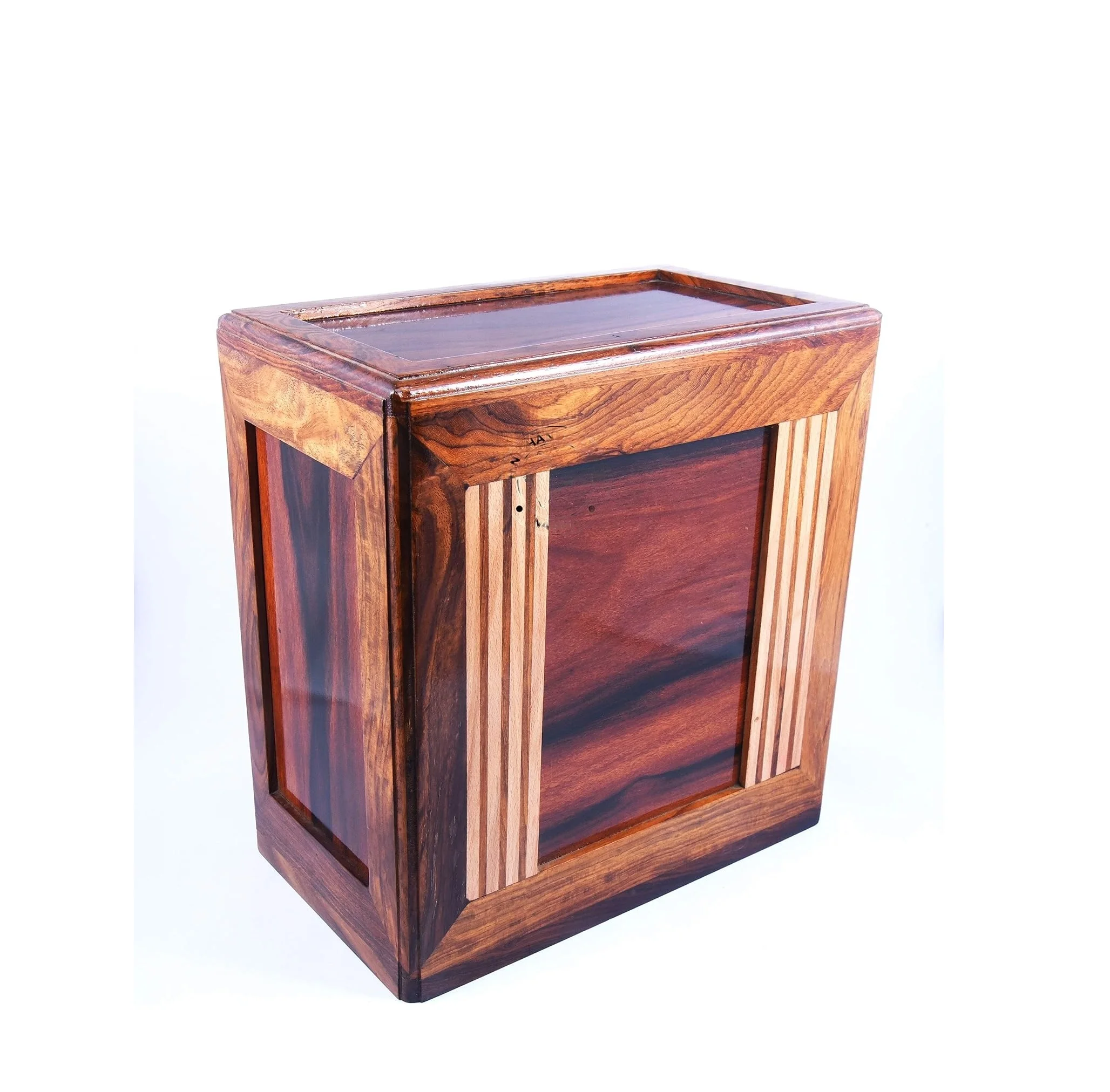 Handmade Rosewood Wooden Urns For Human Ashes Adult Large - Wooden Box ...