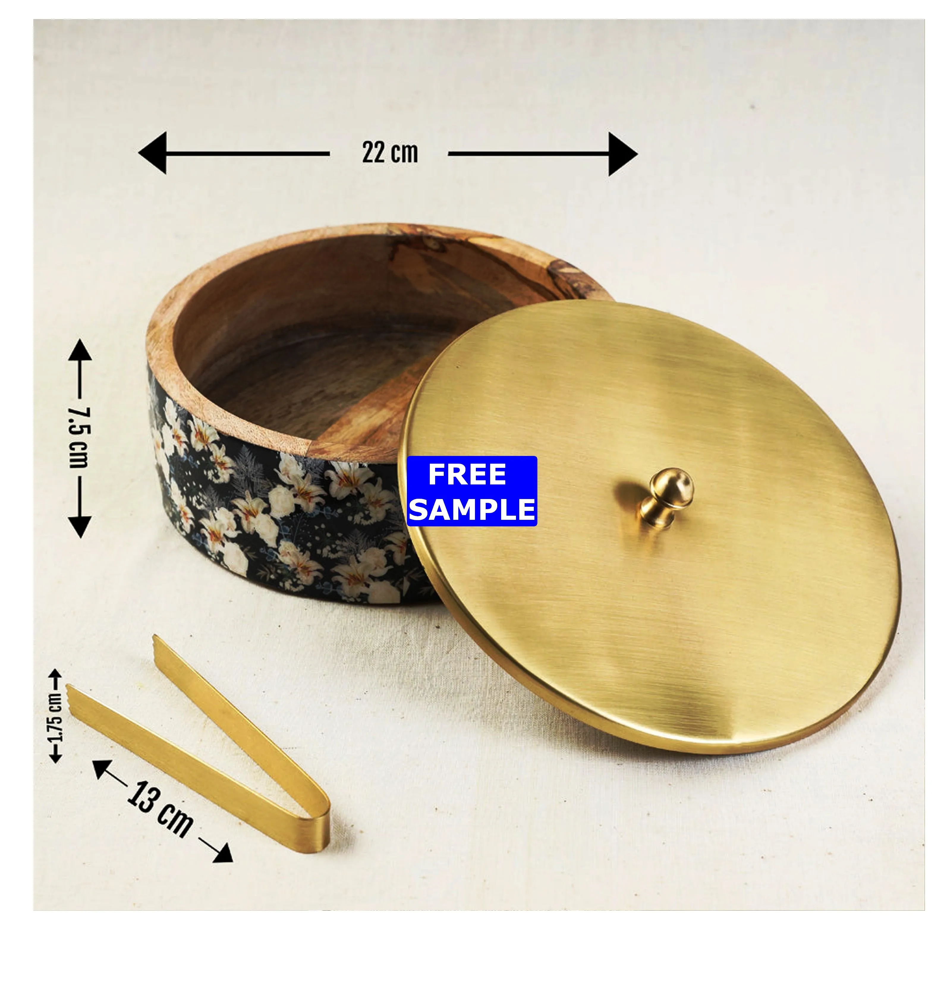 Buy Solid Wood Roti Box From Mahogany Collection Small Online Indian ...