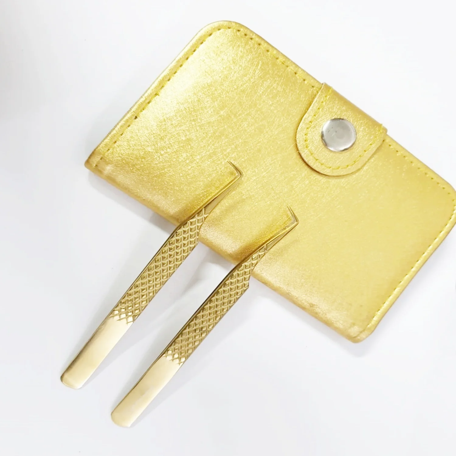 90 Degree Stainless Steel Tweezer Set Slanted Extension Applicator ...