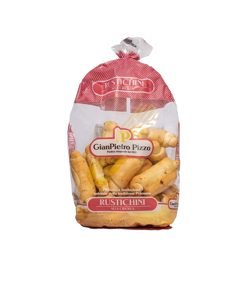 Wheat Snacks Rustichini Onion Flavour Rolled Up Bread With Extra Virgin ...