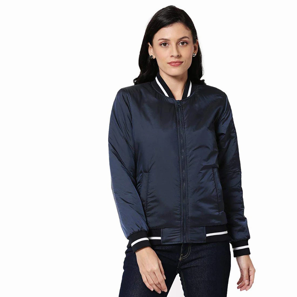 Women's Bomber Jacket Waterproof Bomber Jackets Women's Hot Sales Plain ...