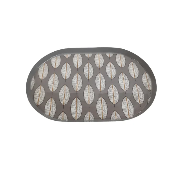 Hot Selling Iron Oval Tray Enamel Sticker Luxury Design Food Serving ...