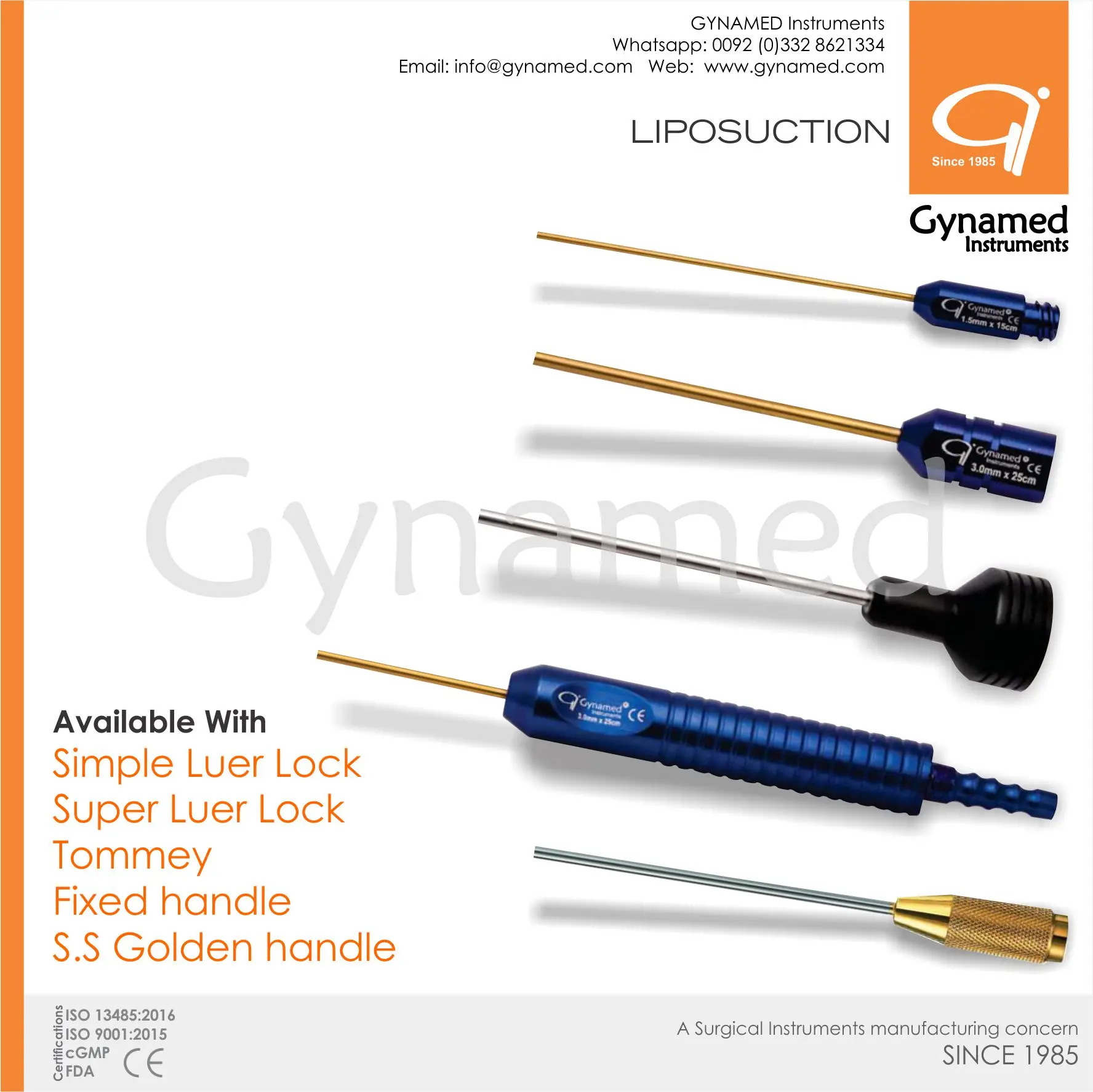 Pyramid Lipo Cannula Its Three Port Cannula,At 180 Degree And Slightly ...