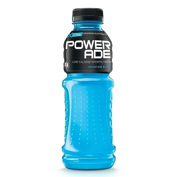 Powerade Blue Isotonic Drink 500ml Berry Blast Flavored Sport Leading ...