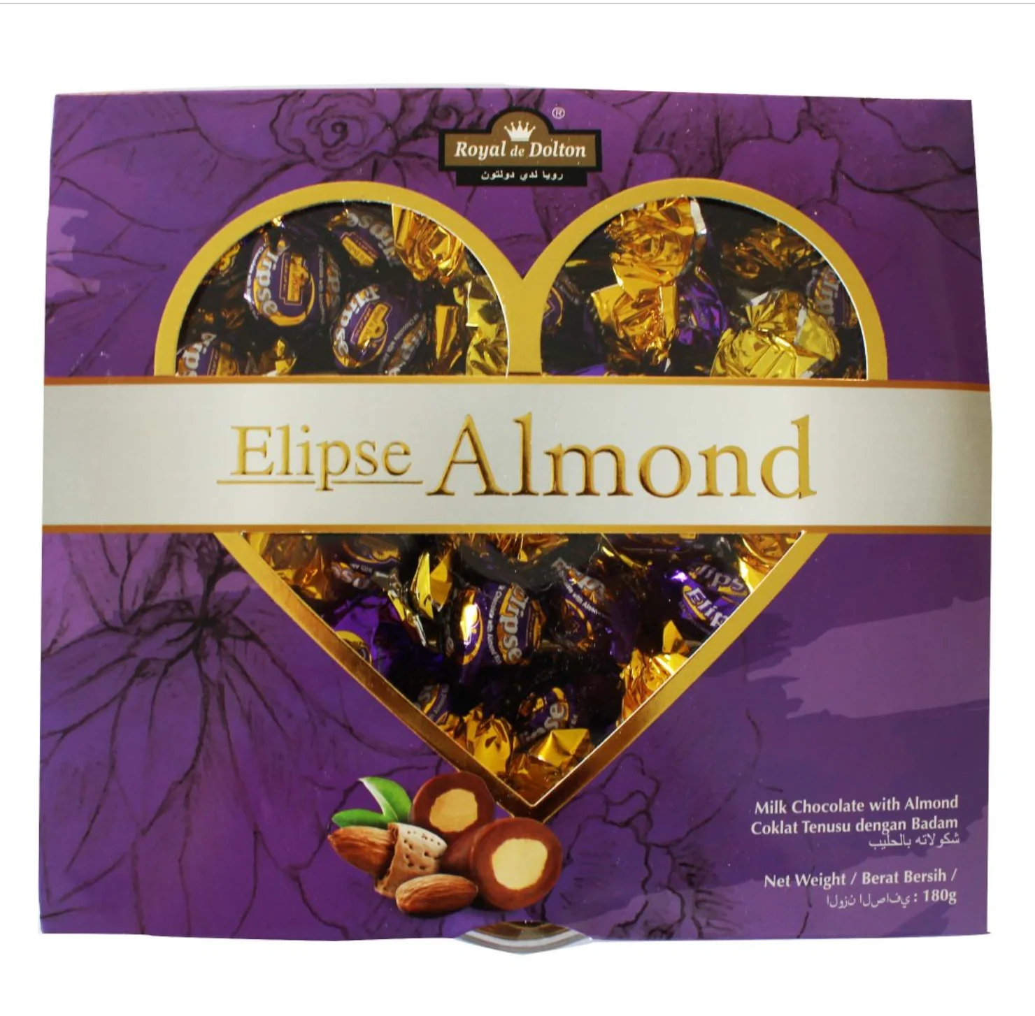 ROYAL DE DOLTON Elegant Almond Chocolate Biscuit Powder