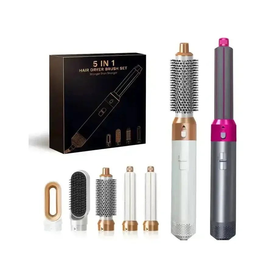 Professionals Salon Grade Complete 5 In 1 Hair Styling Brush Set ...