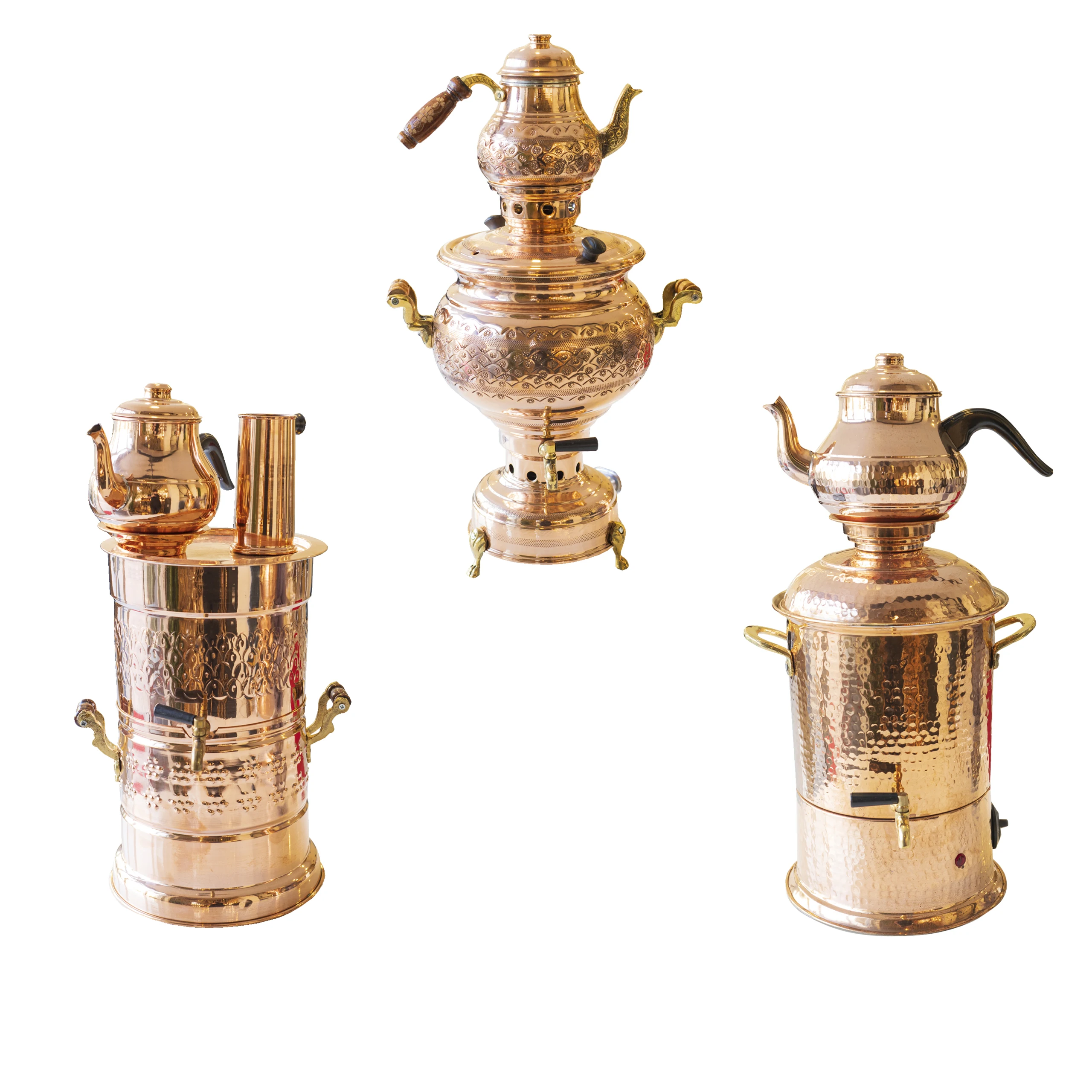 Handmade Copper Samovar With Electric Thermostat 3 Model Options %100 ...