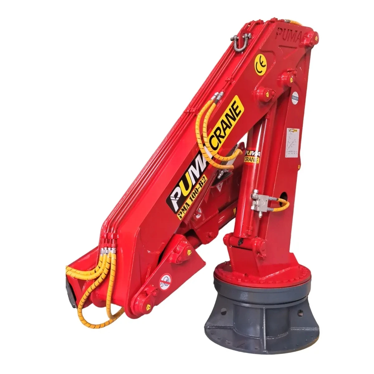 High Quality Puma Crane 3 Ton High Load Moment Hydraulic Marin Deck ...