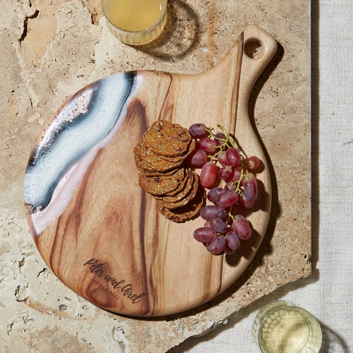 Service Pizza Tray Pine Wood Pizza Peel Custom Board Original Wood Make ...