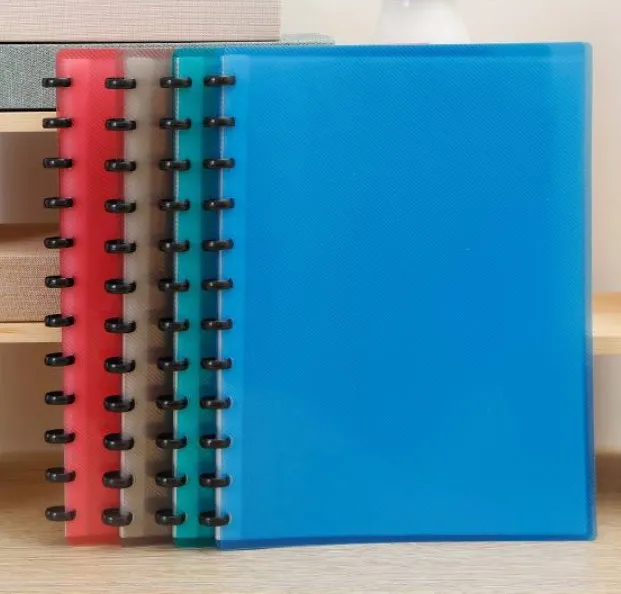 A4 Loose-leaf Folder Transparent Insert Kit Multi-page File Folder ...