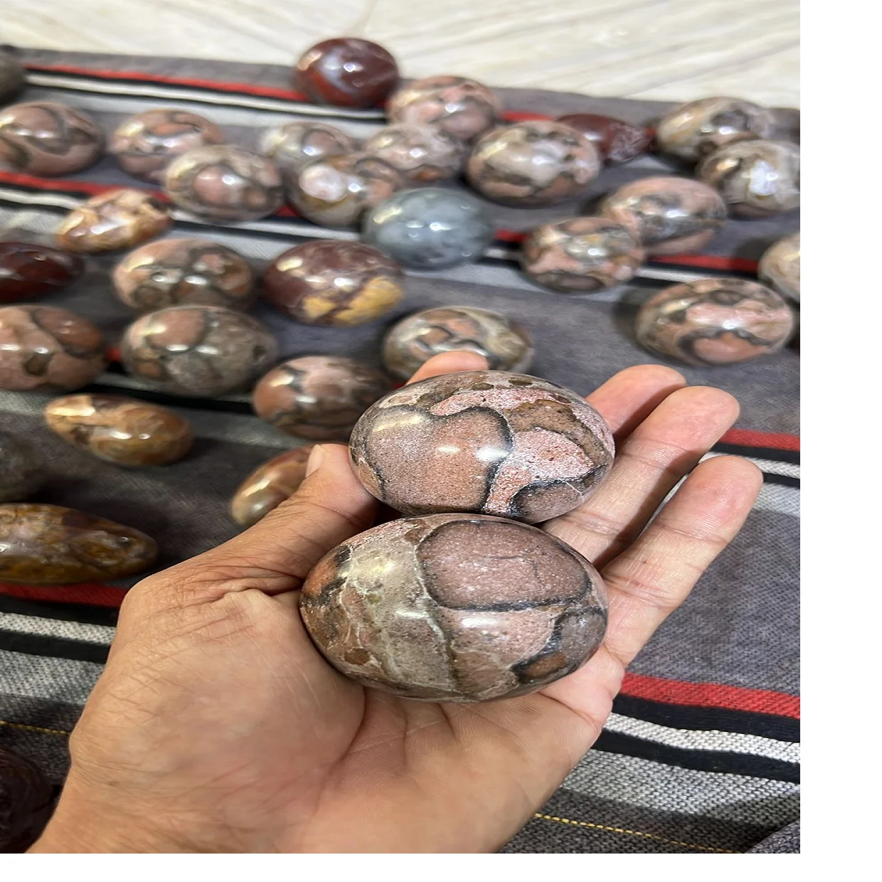 Natural Brown Jasper Panther Skin Sphere Made From Natural Jasper Stone ...