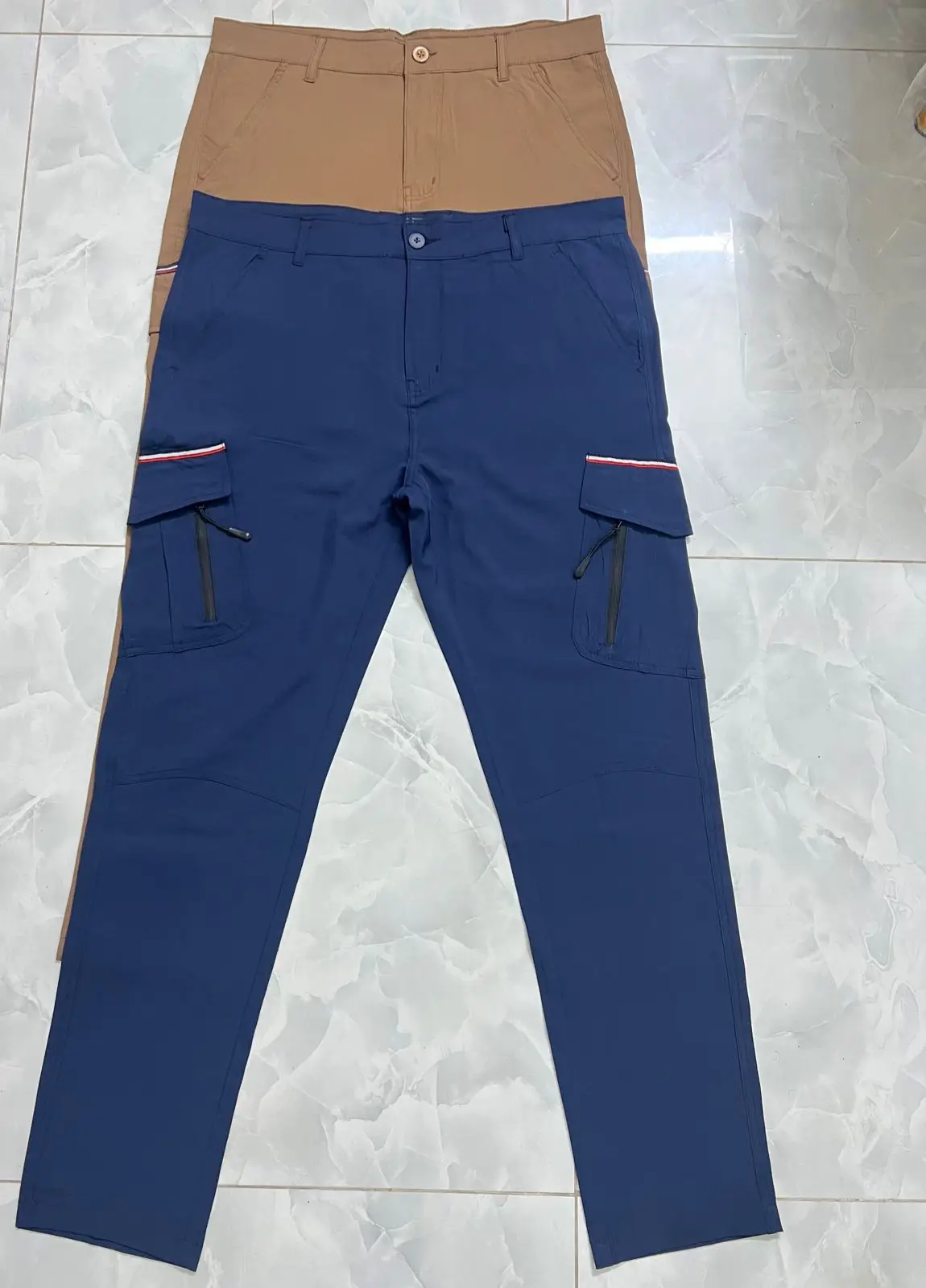 Top Quality Men Cargo Pants Cargo Multi Pockets Custom Straight Track ...
