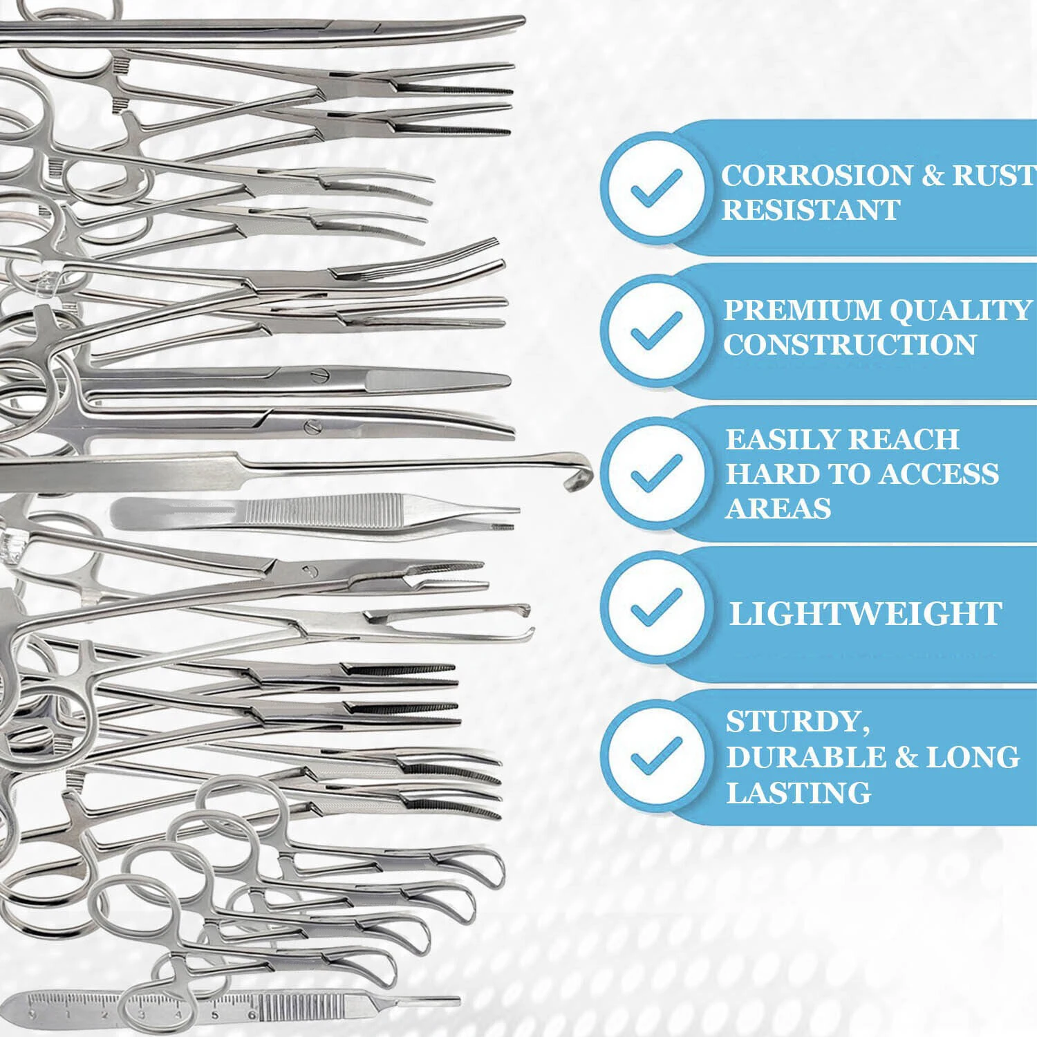 Veterinary Surgical Scissors Animals Operation Instruments Kit Durable ...