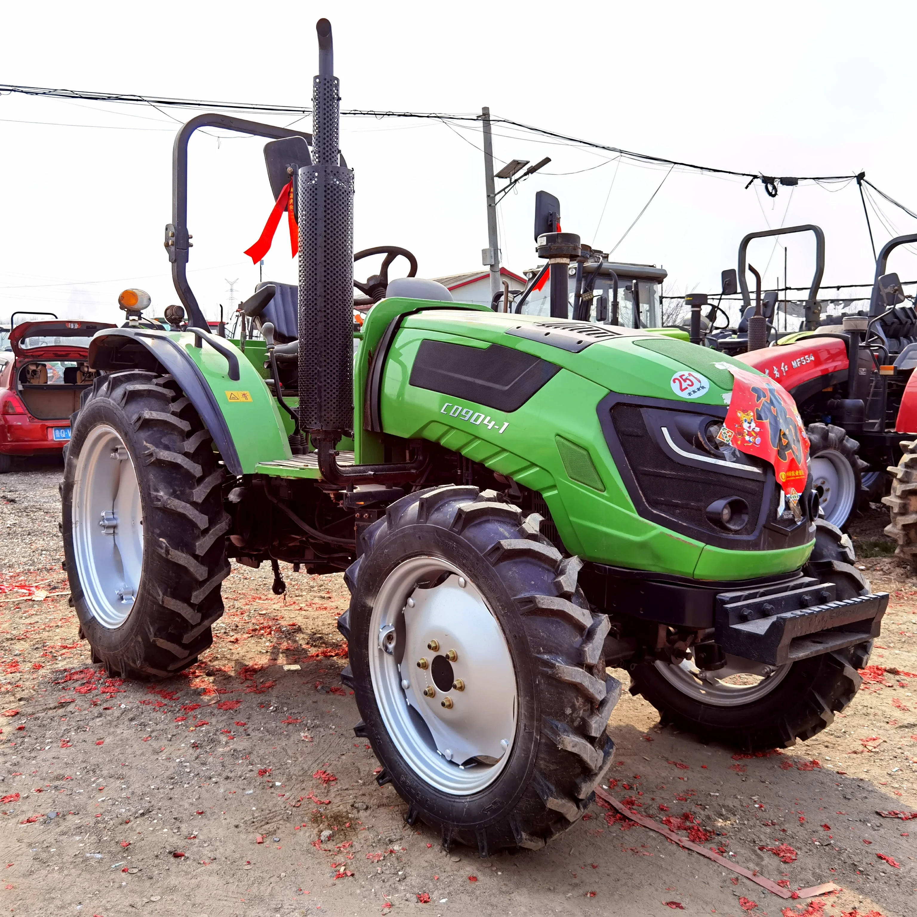 4 Wheel Drive Used Head Trailer Tractor Trucks Deutz Fahr Mini Farm ...