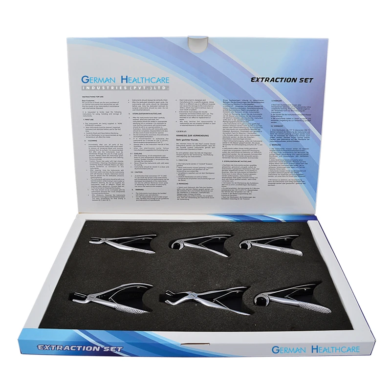 Tooth Extracting Forceps Set Of 10 Pieces Dental Instruments Surgical ...