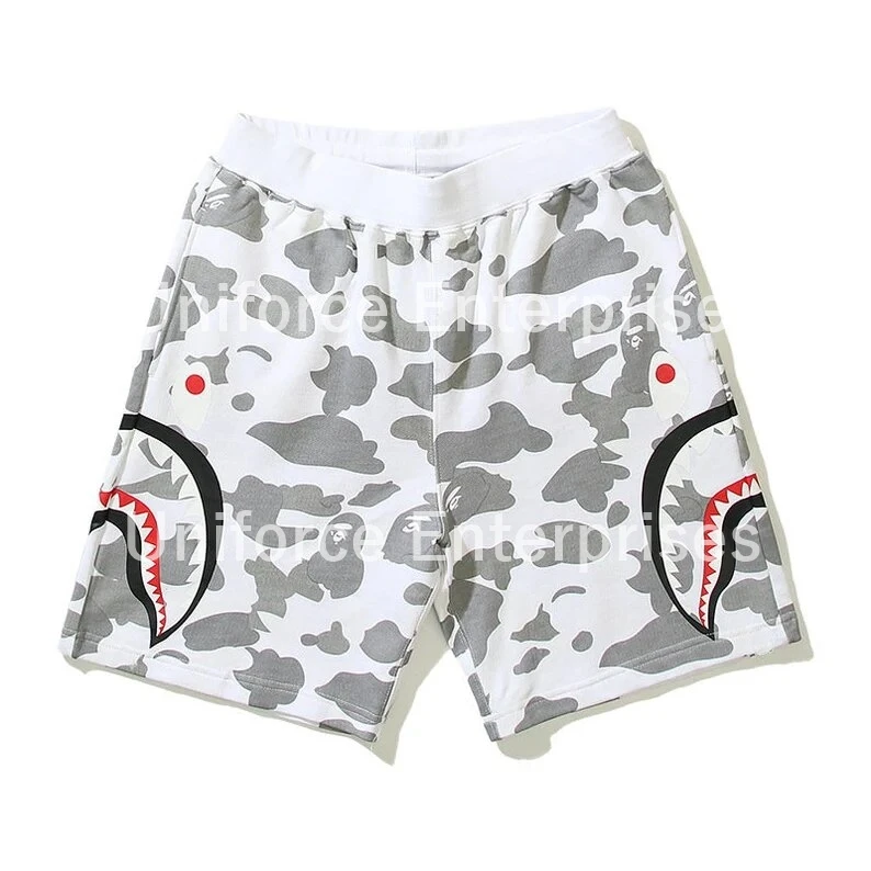 Ins Summer Hot Short Pants Bape Shark Camo Shorts Casual Street Women ...
