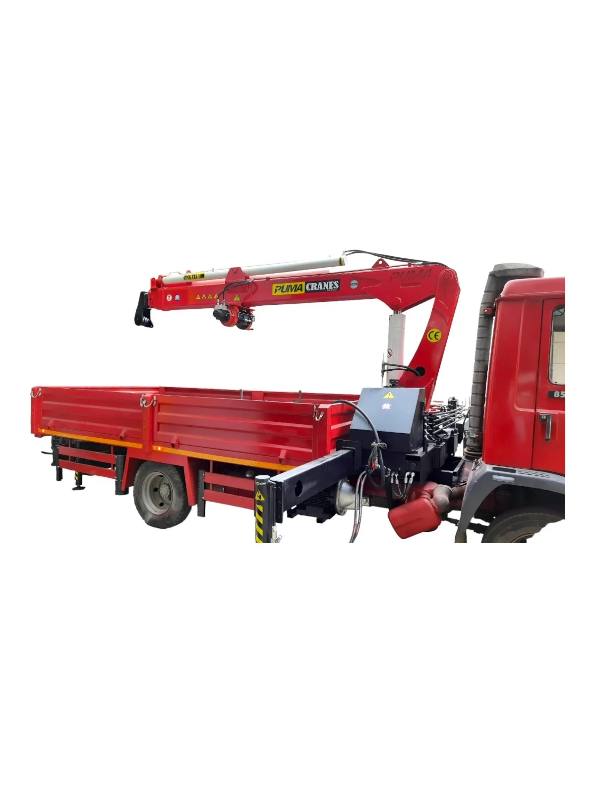 Puma Telescopic Boom Truck Mounted Loading Crane High Quality 10 Ton ...