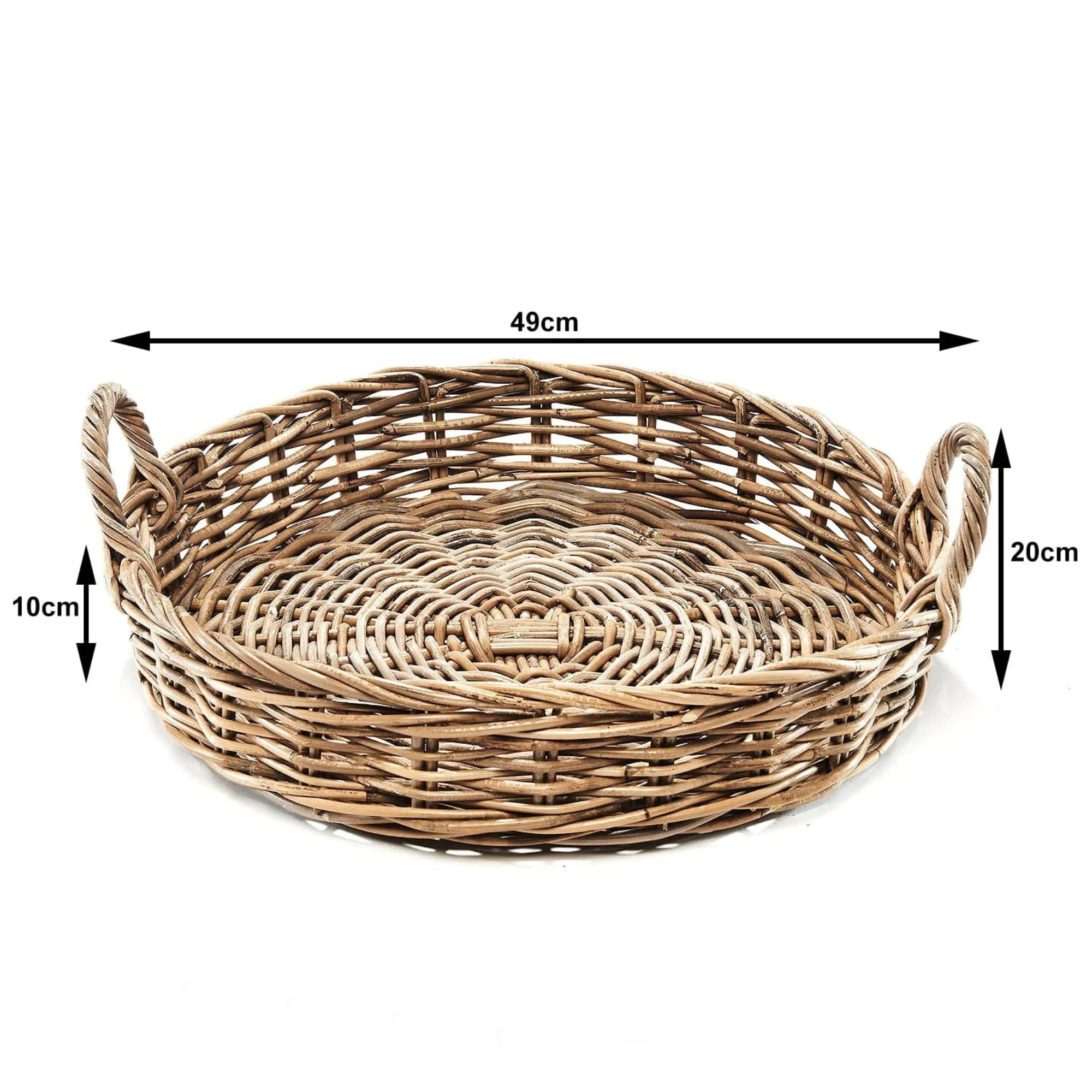Cheap Production Woven Rattan Baskets With Handles Abundant Stock Of ...