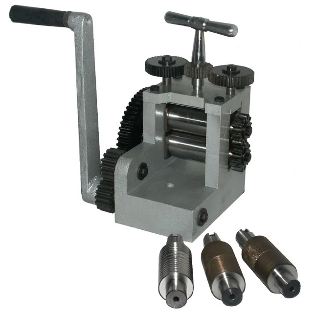 MINI ROLLING MILL SINGLE BODY WITH 5 ROLLS Jewelry Making Tools ...