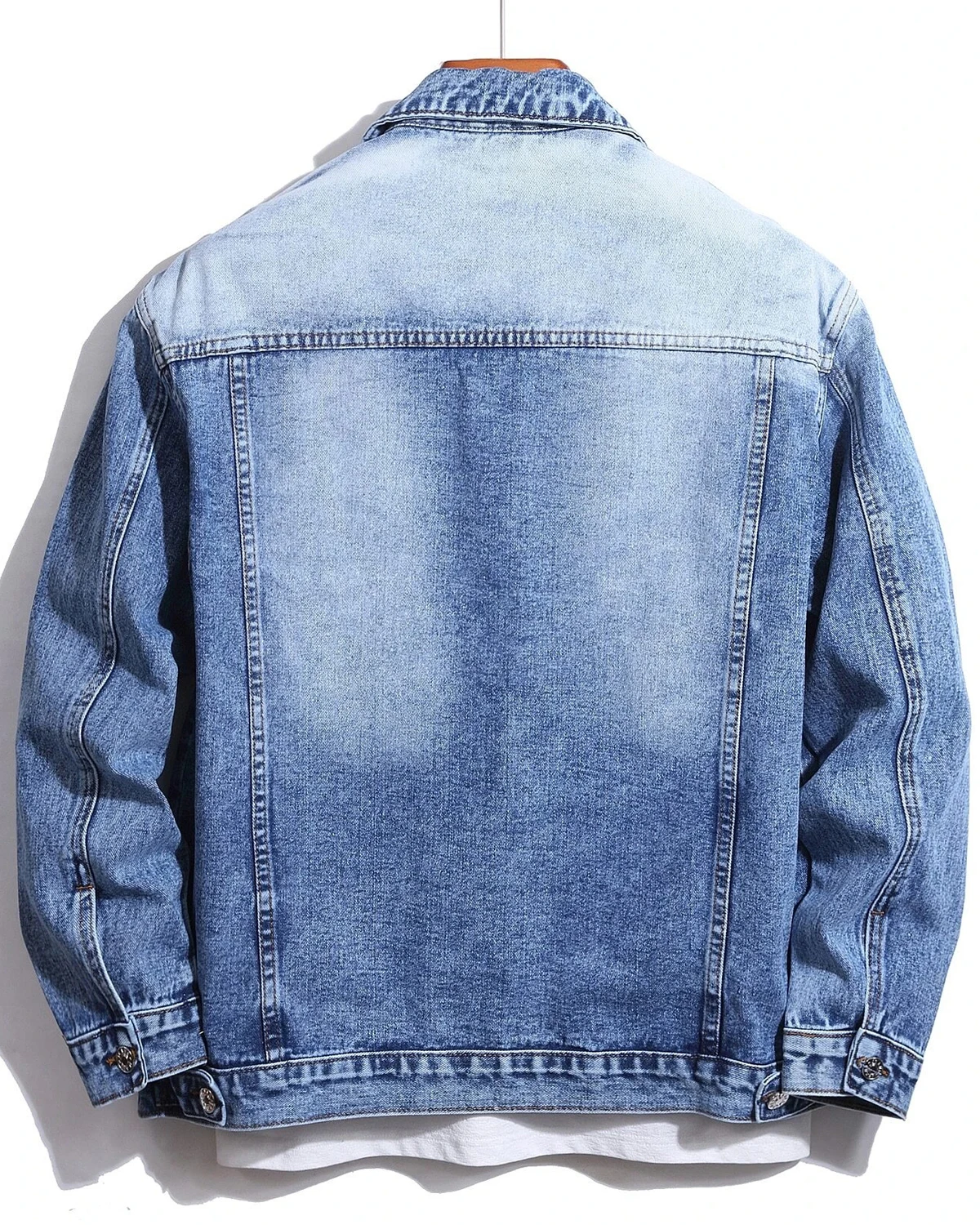 Wholesale 2024 Custom Made Oem New E Denim Jacket Plus Sized Custom ...