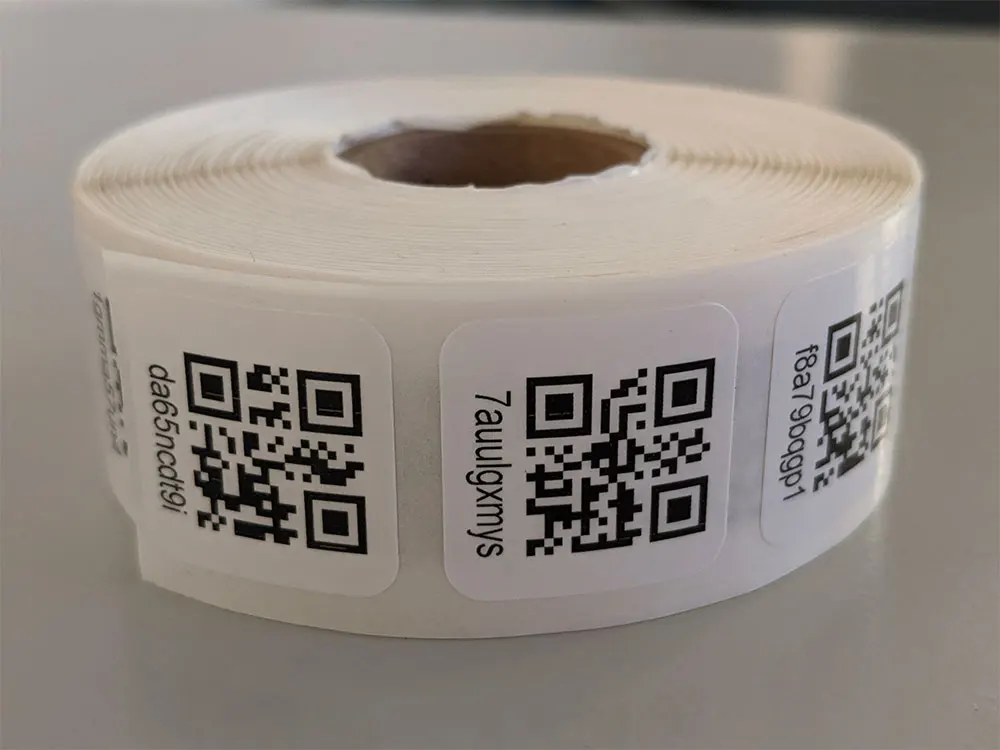 Wholesale Prices Qr Code Labels Manufacturer With Customized Size ...