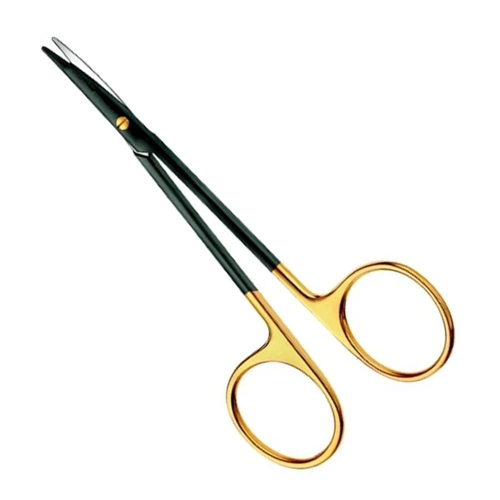 Strabismus Dissecting Scissors Blunt And Curved 4 1/2 Inch High Quality ...